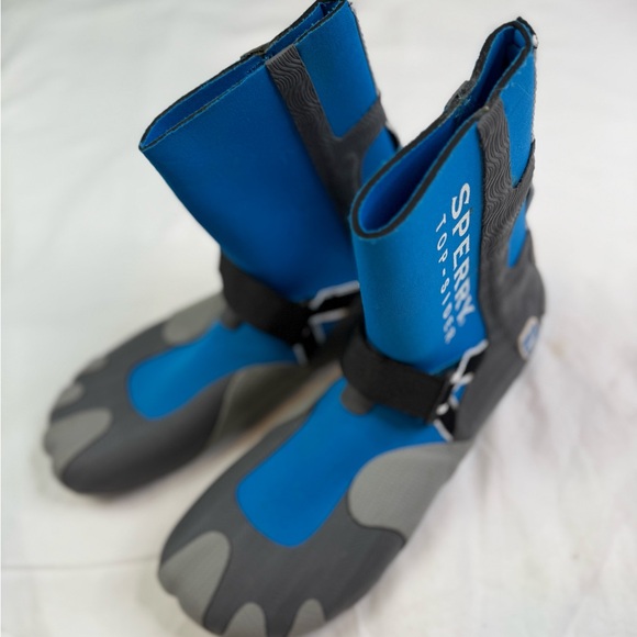 Sperry | Shoes | Sperry Dinghy Boots 1 Fogh Marine Grey Blue Sailing ...